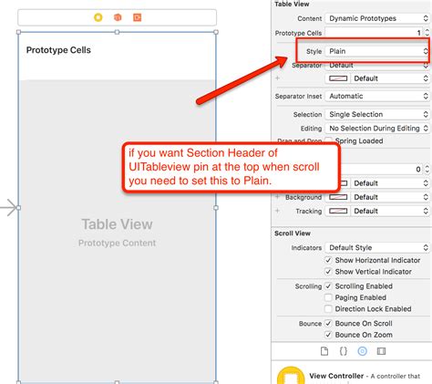 Section Header Of Uitableview Not Pin At The Top When Scroll Up Swift