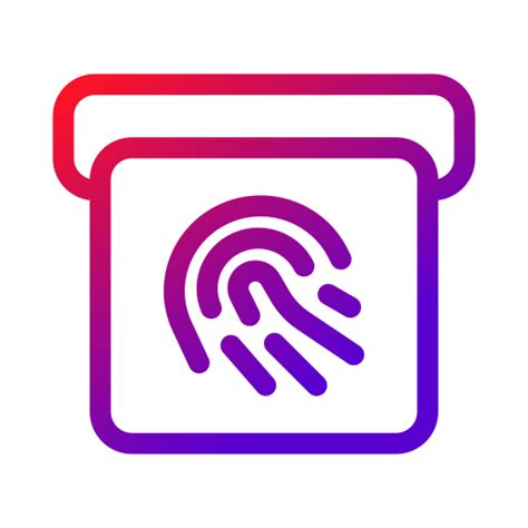 Fingerprint Scan Sensor Bio Authorize Icon Download On Iconfinder