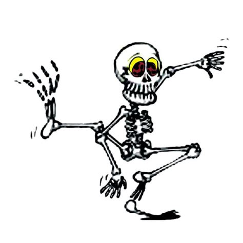 Dancing Skeleton Tattoo