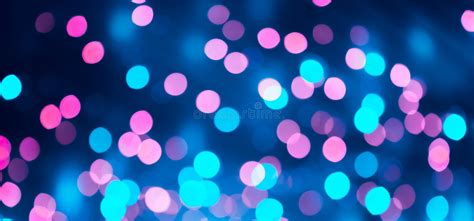 Красивый пинк Bokeh и голубая светлая текстура предпосылки Стоковое ...