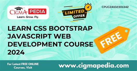 Learn Css Bootstrap Javascript Web Development Course 2024 Free Udemy