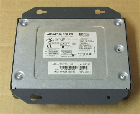 Cisco Aironet Air Ap352e2r E K9 350 Series Wireless 11mbps Ap Access Point