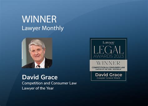 David Grace A Recipient Of Lawyer Monthly Award Cooper Grace Ward