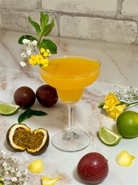 Passion Fruit Margarita Recipe Margarita De Parcha Made With Sazón