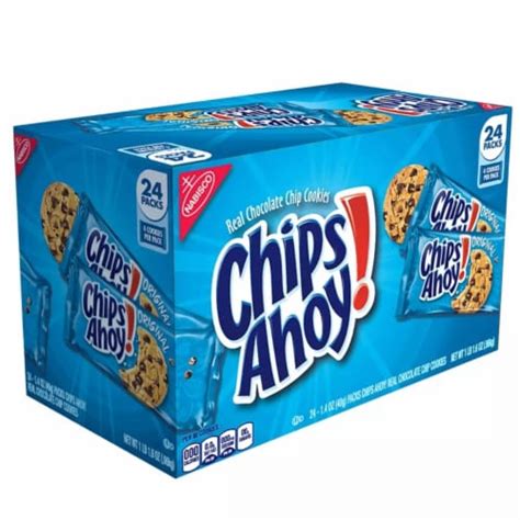 Chips Ahoy Chocolate Chip Cookies 24 Snack Packs 1 Unit Smiths