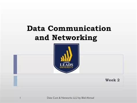 Ppt Data Communication And Networking Powerpoint Presentation Free