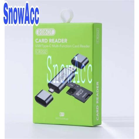 Promo Robot CR202 2in1 OTG USB 3 0 USB C Micro SD Card Reader Diskon 23 Di Seller Akuma Store