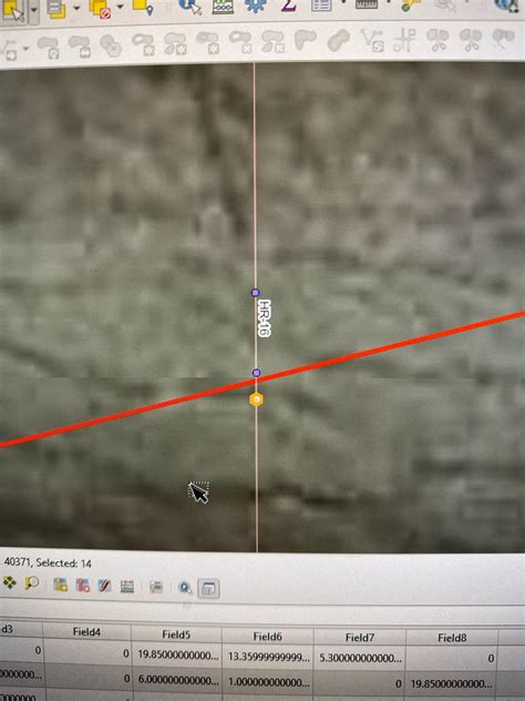 Snapping First Points To A Line Rqgis