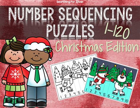 Christmas Number Sequencing Puzzles 1 120 Made By Teachers