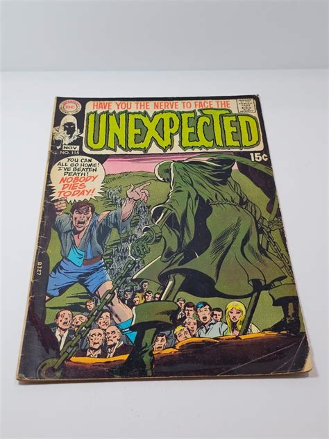 The Unexpected 115 Nobody Dies Today Neal Adams Horror Ebay