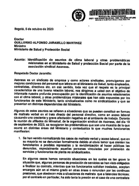 Denuncian Acoso Laboral En El Ministerio De Salud Voces Alertan Por Maltrato Verbal Sobrecarga