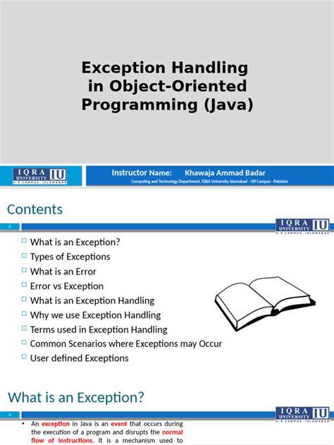 Week 13 Exception Handling Pdf Java Programming Language