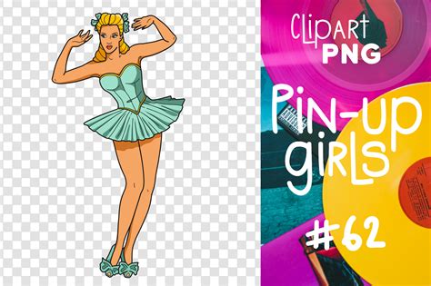 Pin Up Girl Sexy Woman Retro Clipart Png Graphic By Sany O · Creative