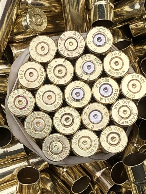 300 Blackout Once Fired Reloading Wholesale Brass Blue Ridge Brass