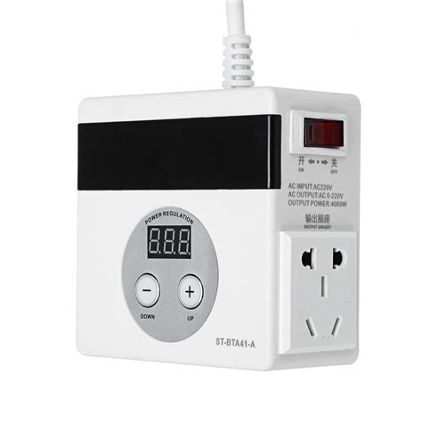 220v 4000w Variable Voltage Controller Regulator For Fan Speed Motor Control Thermostats Sale