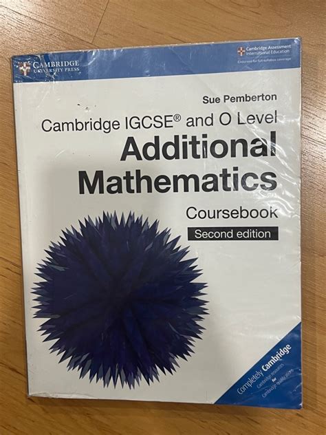 Igcse Additional Mathematics Coursebook Hobbies And Toys Books And Magazines Textbooks On Carousell