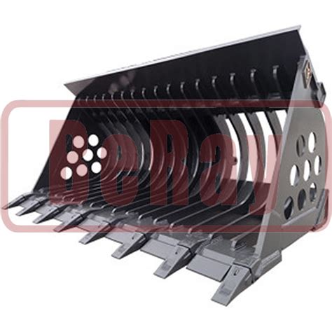 Quarry Wheel Loader Skeleton Bucket For Sorting And Handling Bucket Teeth