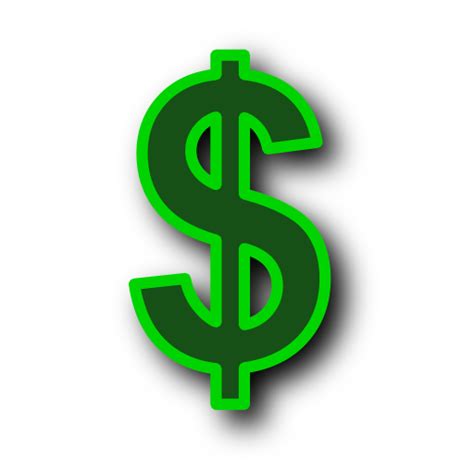 Lime Green Dollar Sign Clip Art