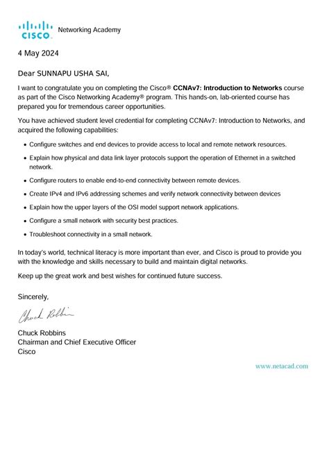 Hello Everyonecompleted The Course On Introduction To Networks And