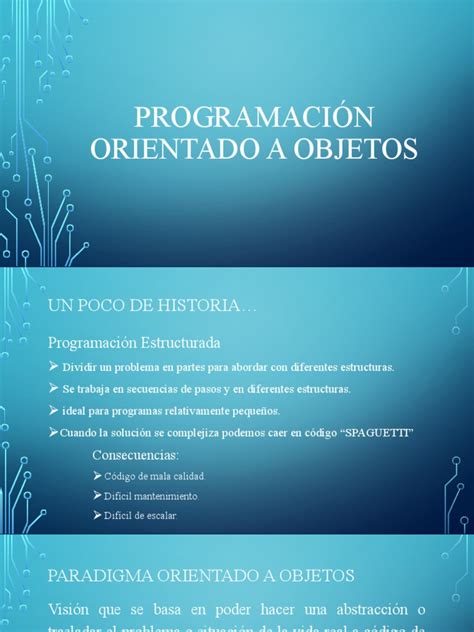 Programación Orientado A Objetos Pdf