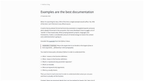 The Great Documentation Debate Are Code Examples Better Than Technical Specs Biggo News