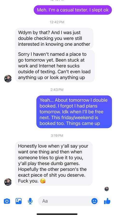 Yikes This Is Scary Update Post From Previous Post I Blocked Him I Give Up On Dating Apps