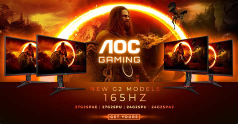 Agon By Aocs Acclaimed G2 Monitor Models Now In 165 Hz Techpowerup