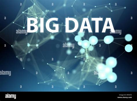 Big Data And Data Mining Concept Illustration 3d Rendering Stock