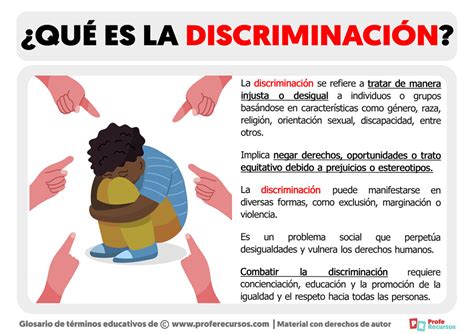 Significado De Discriminación Qué Es La Discriminación Y La Violencia