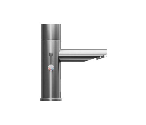 Touch Free Sensor Tap With Temperature Adjustment Lever Spout 135mm