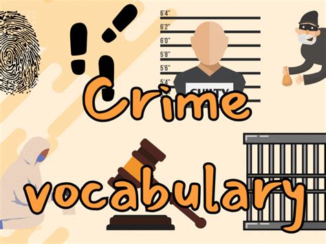 Crime Vocabulary With Qr Codes Teaching Resources