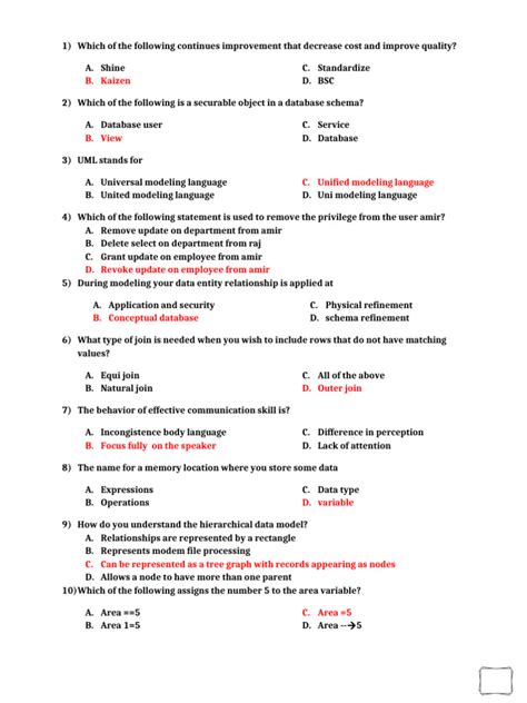 Database Administration Level Iv Theory Exam 8 Pdf Databases Conceptual Model