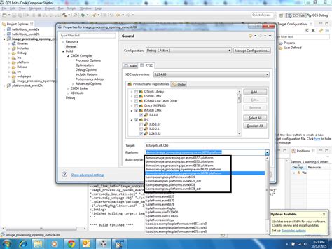 Open Mp Project Example Not Available In Ccs Project Templates And Examples Processors Forum