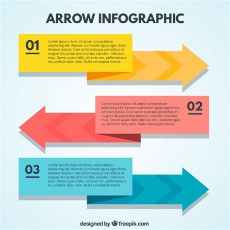 Arrow Timeline Infographic