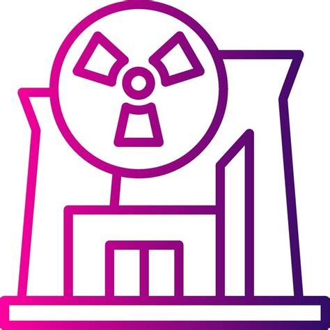 Nuclear Plant Line Gradient Icon 52551858 Vector Art At Vecteezy