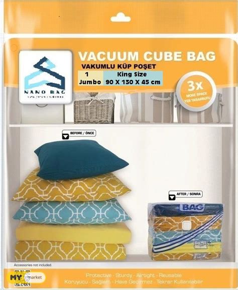 ნანო ჩანთა Jumbo კუბისებრი შეფუთვაში 1 ცალი მეორადი და ახალი ნივთების ყიდვა გაყიდვის