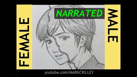 How To Draw Male Female Faces The Key Differences YouTube