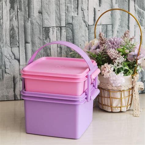 Tupperware Double Delight Set 790ml And 17l Shopee Malaysia