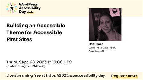 Building An Accessible Theme For Accessible First Sites Wordpress