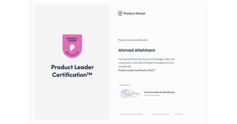 Ahmad Allahham On Linkedin Product Leader Certification™ • Ahmad Allahham • Product Management