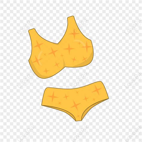 Orange Yellow Cover Belly Conservative Swimsuit Clipart Thin Vacation