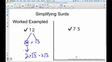 Simplifying Surds YouTube