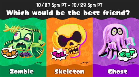 Splatoween Returns In Splatoon 3 On Oct 27 Halloween Splatfest Theme
