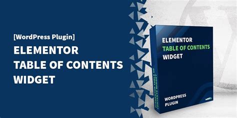 Wordpress Plugin Elementor Sticky Table Of Contents Widget Memberfix Wordpress