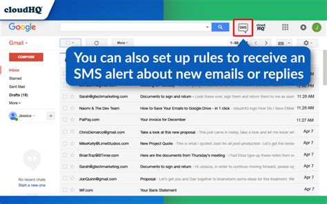FREE Get Gmail SMS Text Alerts And Close More Business CloudHQ