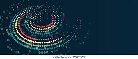 Big Data Visualization Analysis Process Sorting Machine Binary Code Over 122 Royalty Free