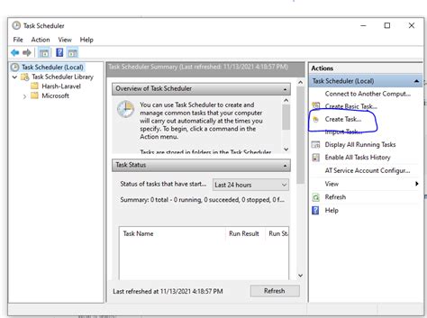 Laravel Task Scheduler Server Not Working On Windows Server Xampp