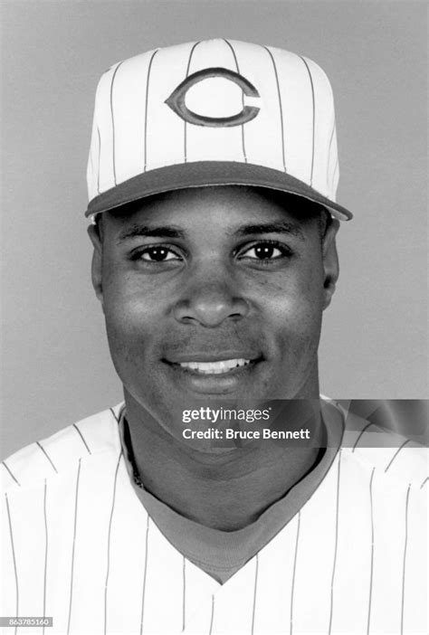 Barry Larkin Of The Cincinnati Reds Poses For A Portrait During News