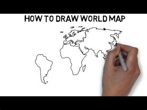 How To Draw A Map Of The World Cornerpay28