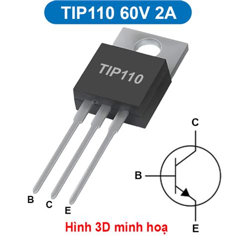 5 Con Transistor Darlington Npn Tip110 Tip120 Tip122 5a Chân Cắm